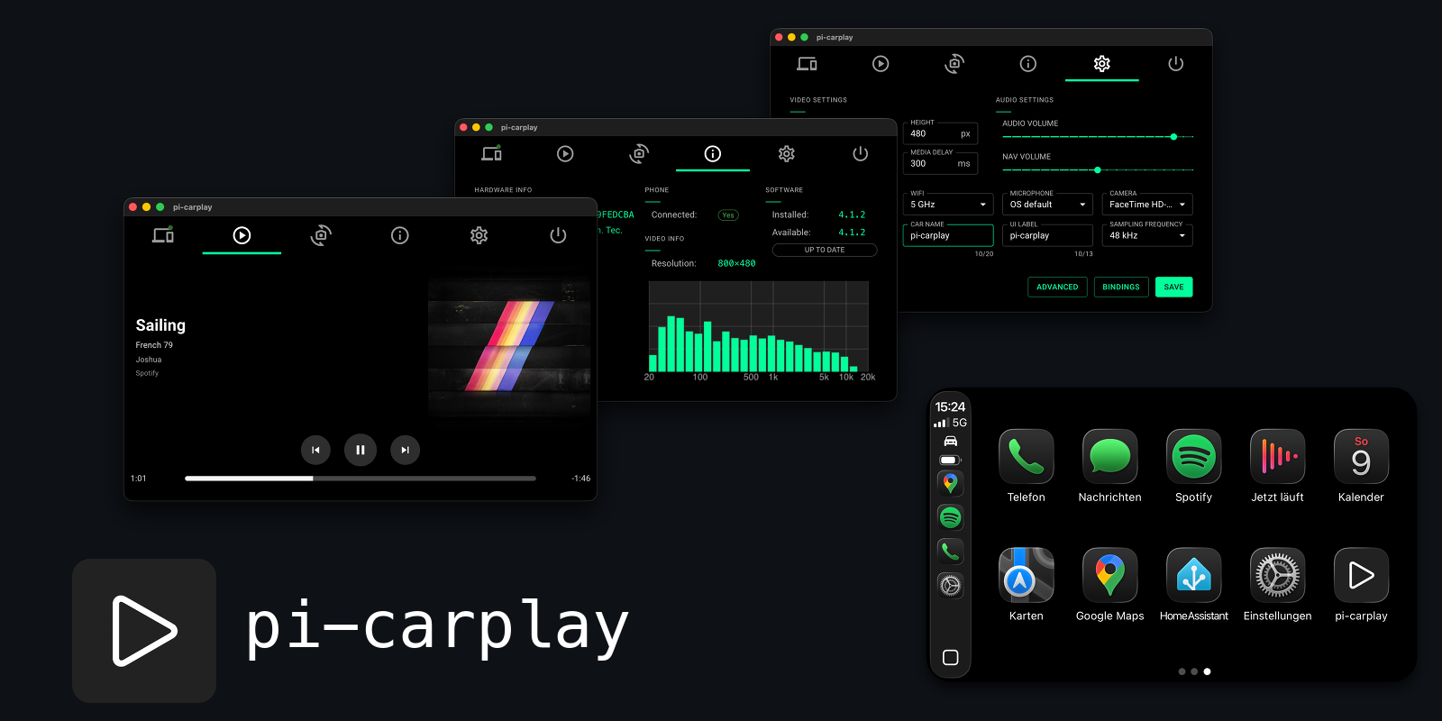 pi-carplay – CarPlay head unit for Linux